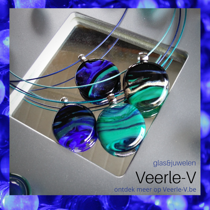 Veerle-V Glasjuwelen | Handgemaakte juwelen, eigen glasatelier.